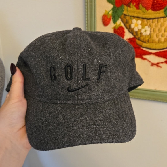 Nike | Accessories | Nike Golf Gray Wool Mens Baseball Cap | Poshmark